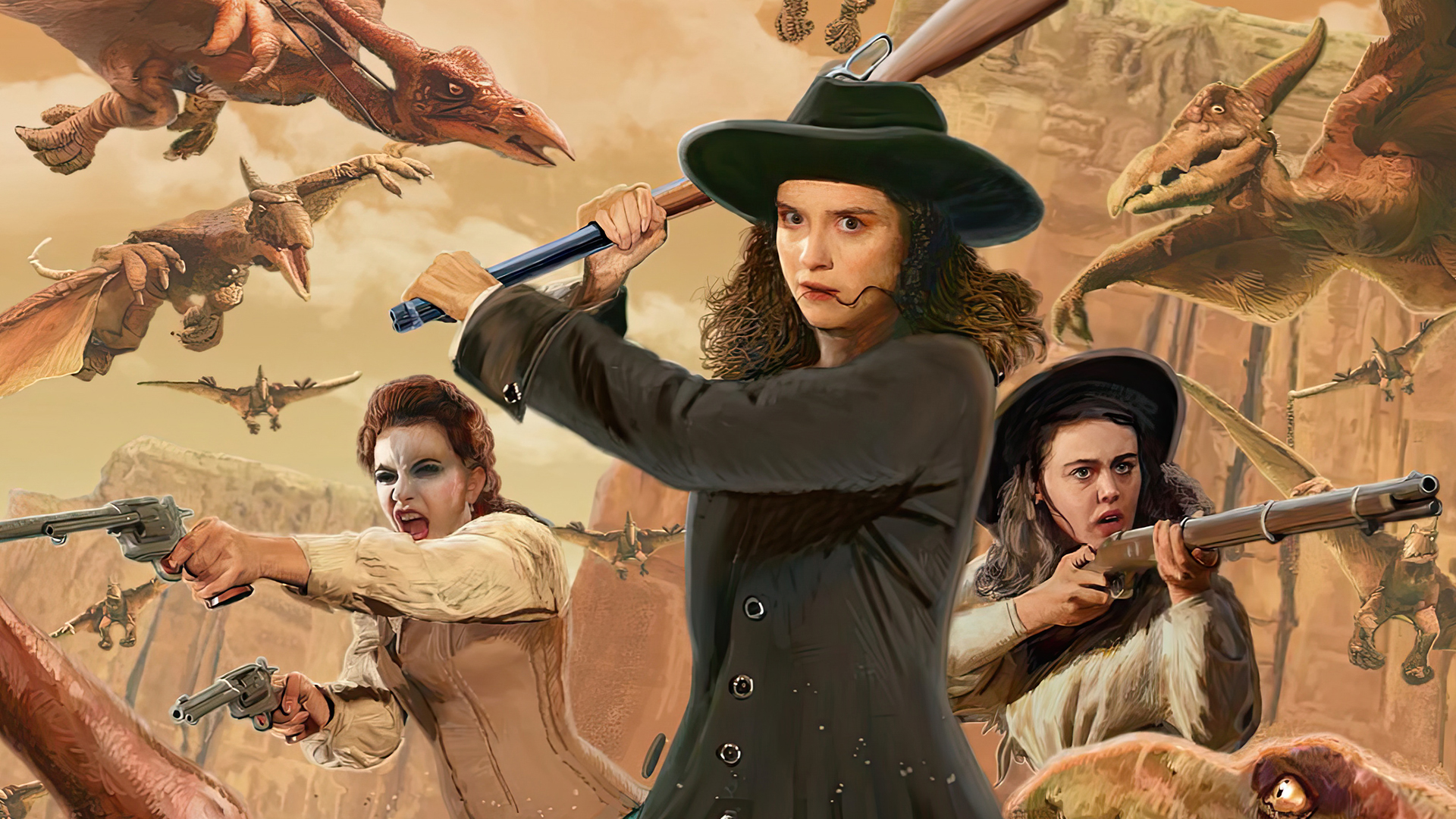 Cowgirls vs Pterodactyls SM – Creature Features